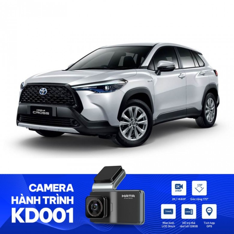 Lắp camera hành trình cho oto Toyota Corolla Cross 2021 tại KATA