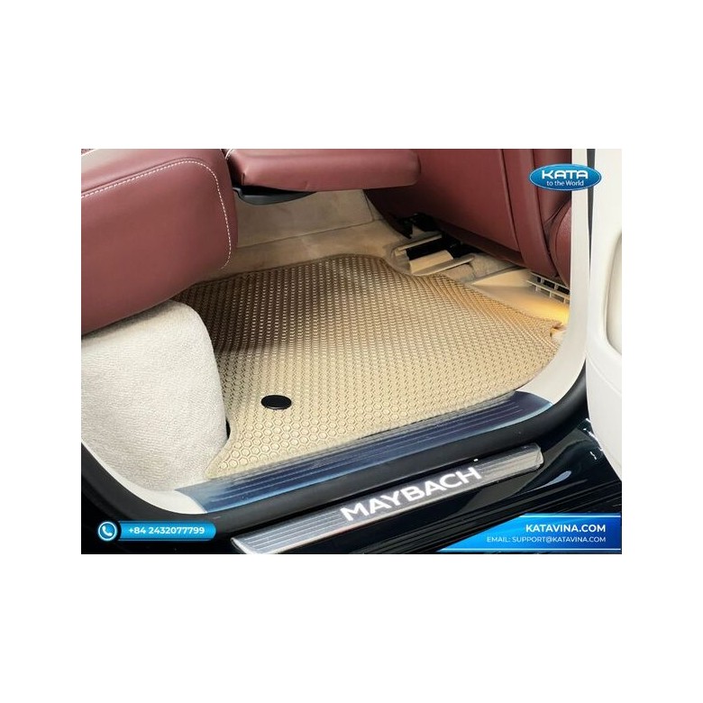 Thảm Lót Sàn Xe Maybach GLS 600 2021 - 2025 Cao Cấp KATA