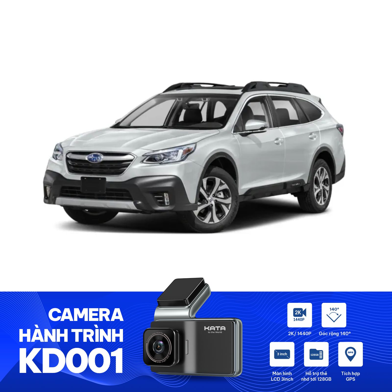 Bộ Camera Hành Trình Trước Sau Xe Subaru Outback 2021 Tốt Nhất Thị Trường